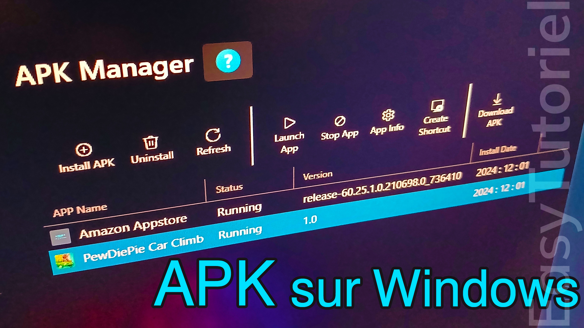 Installer les APK nativement sous Windows en UN CLIC