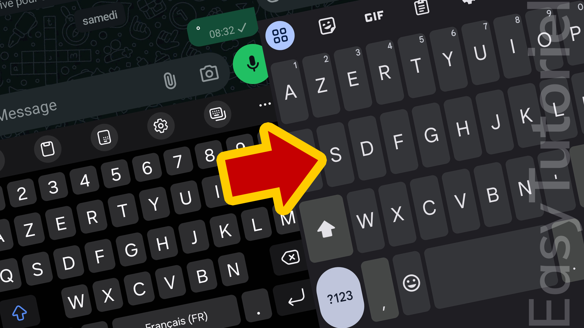 Agrandir les lettres du clavier de votre Android