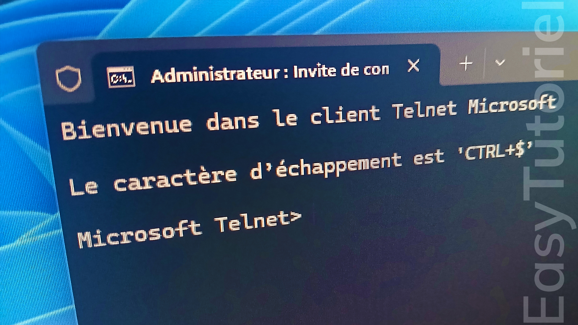 Installer Telnet sous Windows 11